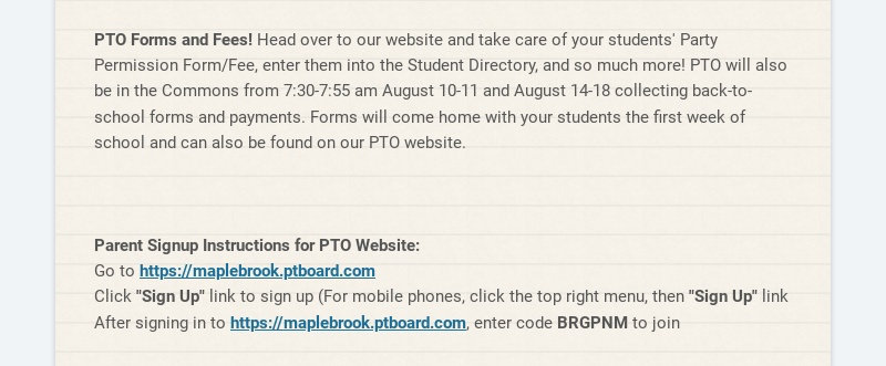 Bear Facts Newsletter | Maplebrook Elementary School