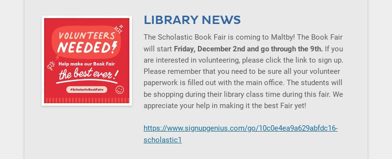 Maltby Messenger | News Details